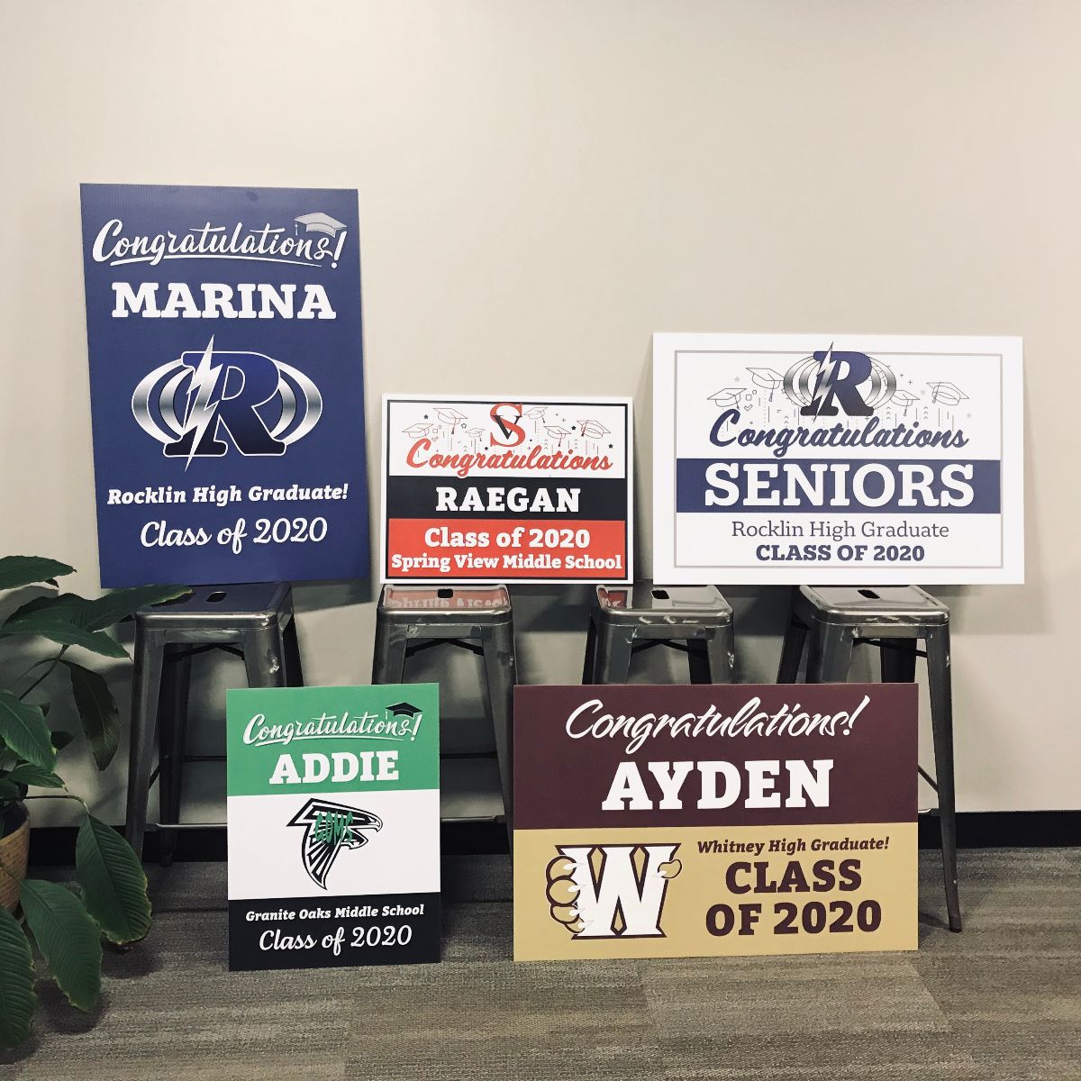 Graduation Lawn Signs